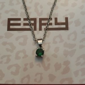 Effy | Jewelry | Effy Silver And Emerald Pendant | Poshmark
